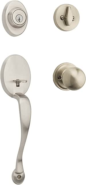 Weiser Augusta Handle Set, Exterior Door Lock Featuring SmartKey ...