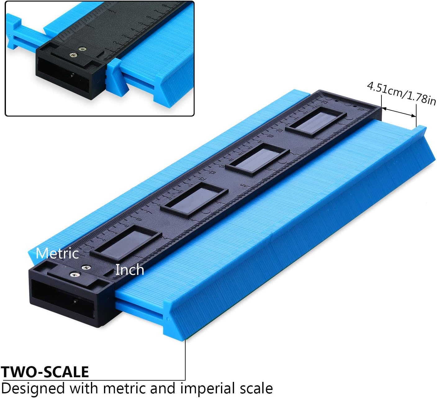 ENJOHOS Contour Gauge Profile Gauge Multifunctional Irregular Ruled ...