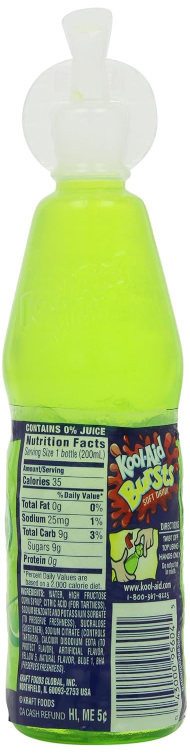 Kool Aid Squeeze It Nutrition | Besto Blog