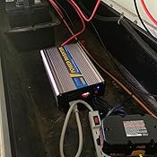 Sug 1000W(Peak 2000W) Power Inverter Pure Sine Wave DC 12V to AC 110V ...