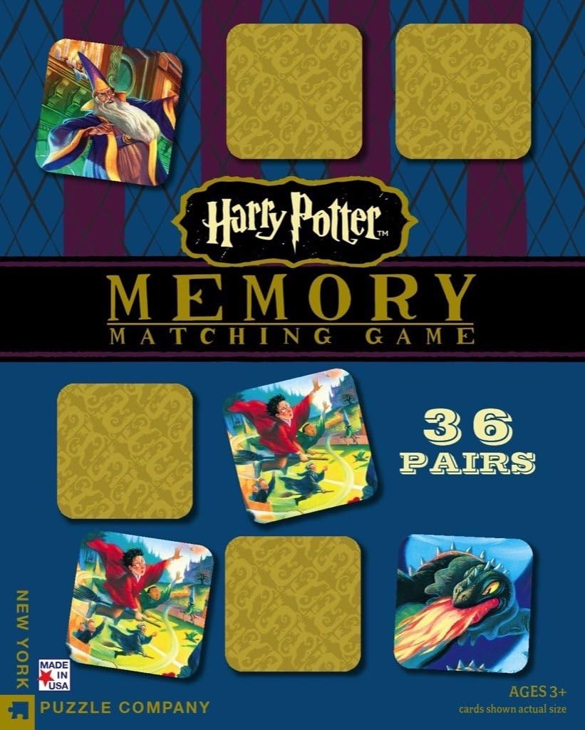 Harry Potter Memory – NYPC Harry Potter Collection Game 36 Pieces ...