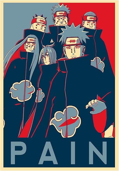 Instabuy Posters Naruto Propaganda Akatsuki Pain - A3 (42x30 cm ...