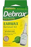 Debrox Drops Earwax Removal Aid Kit, 0.5 Fluid Ounce by Debrox BEAUTY ...