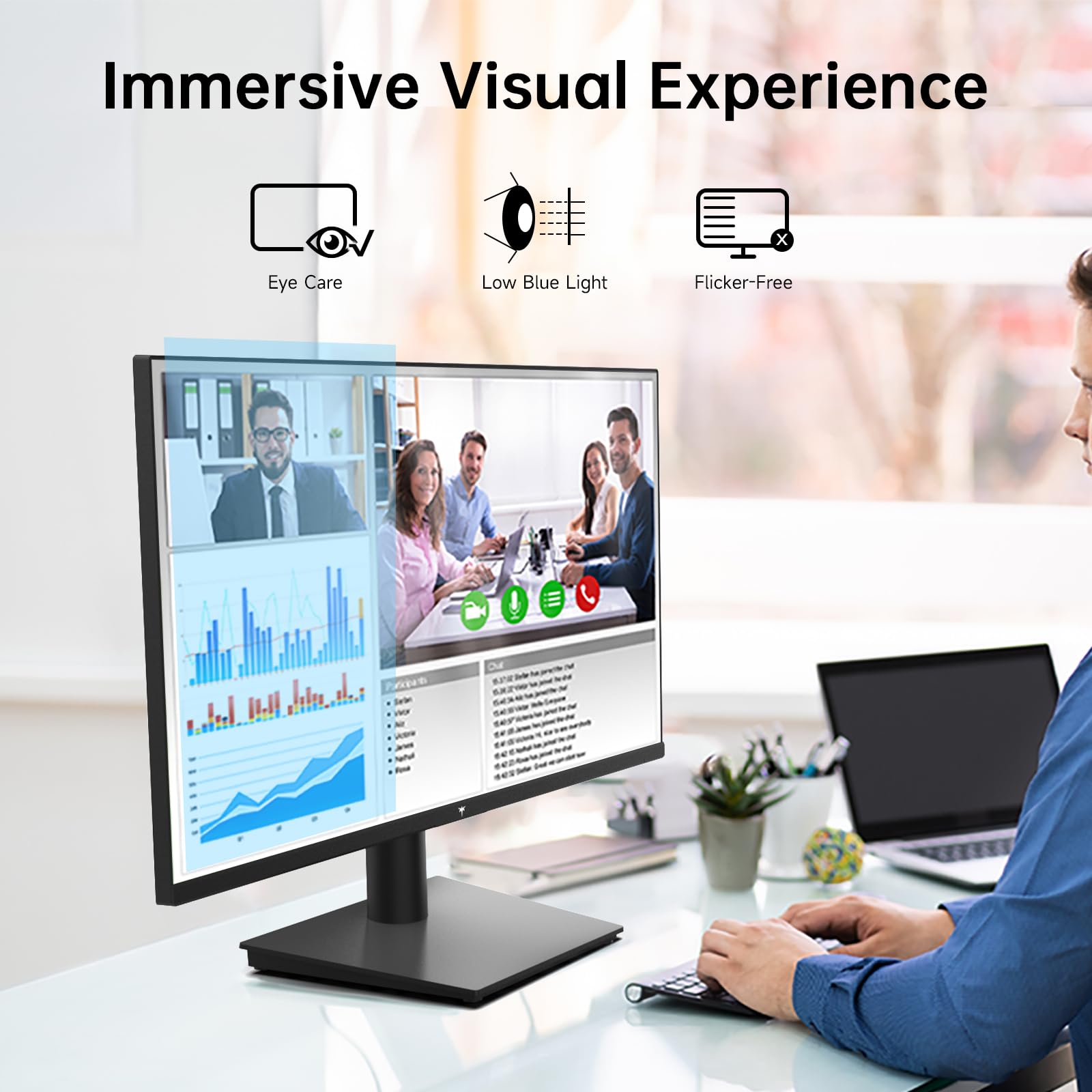 Mua 24 inch Monitor - 1080P Monitor, 100Hz FreeSync Gaming Monitor with ...