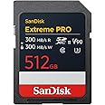 Amazon.com: SanDisk 512GB Extreme PRO SDXC UHS-II Memory Card - Up to 300MB/s Read and Write ...