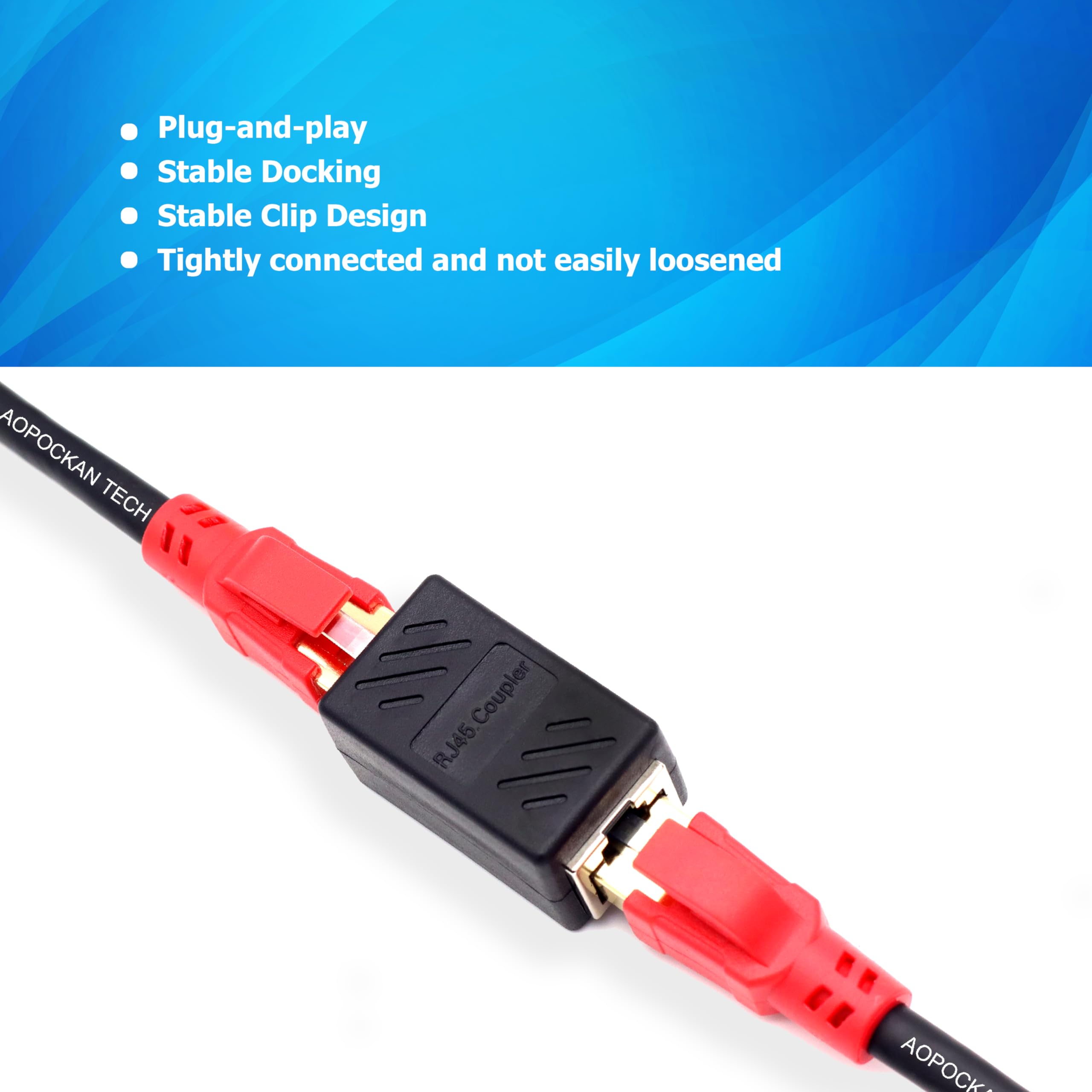 RJ45 Coupler,Ethernet Coupler,Cat6 Coupler 3 Pack In Line Coupler For ...