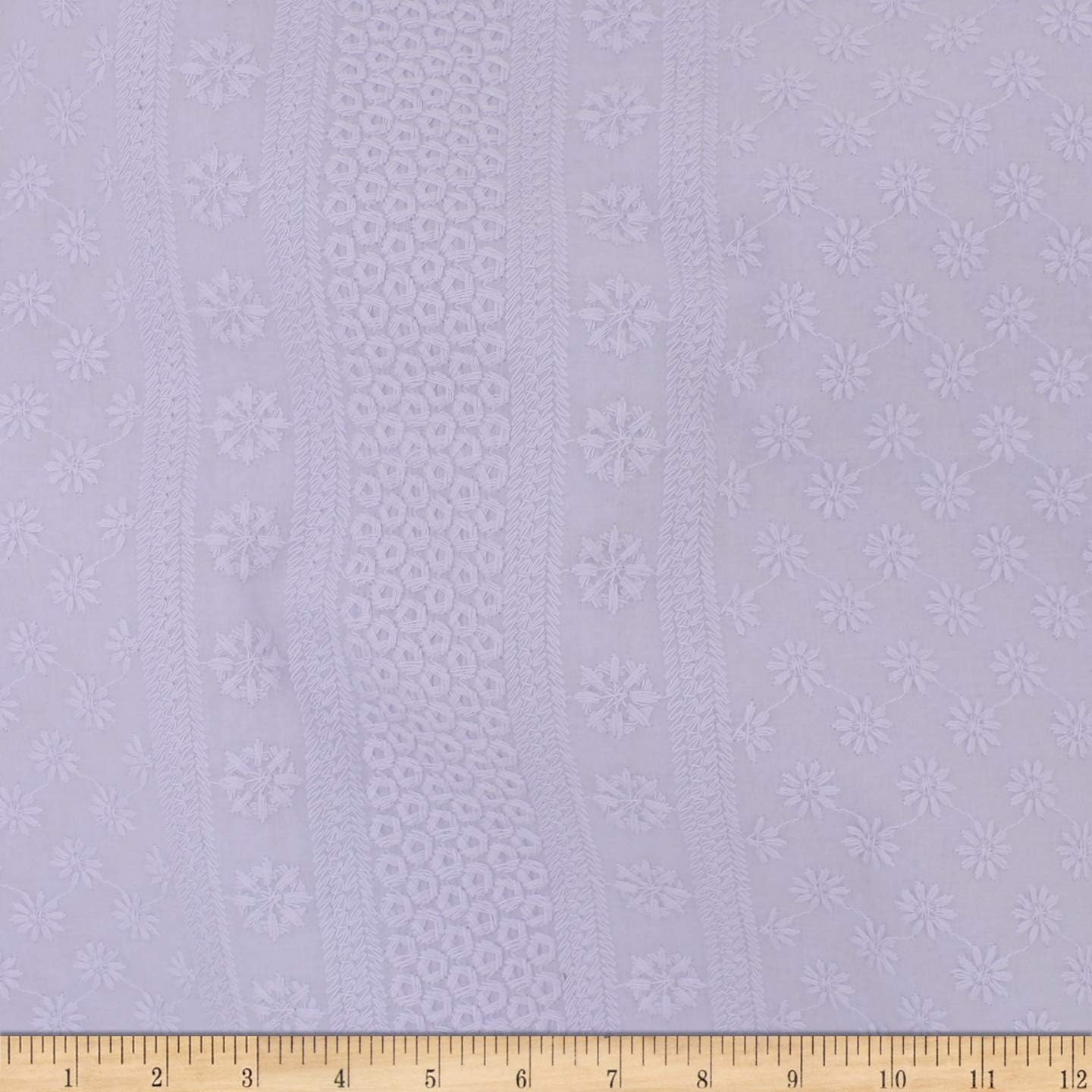 brown eyelet fabric