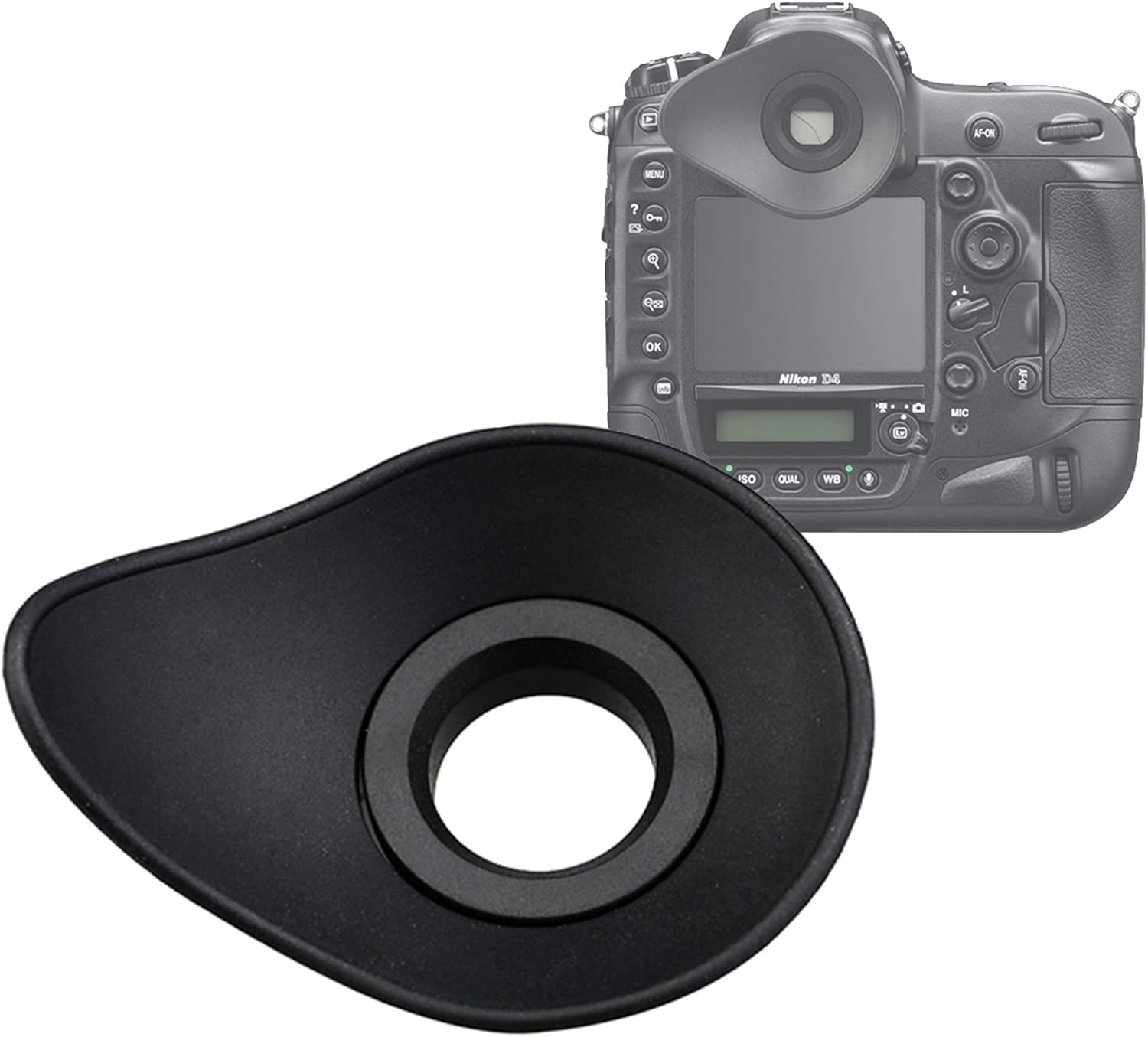 Amazon.com : JJC EN-DK19 Large Eye cup for Nikon D500 D800 D800E D810 D850 D3 D4 D4S D5 Df ...