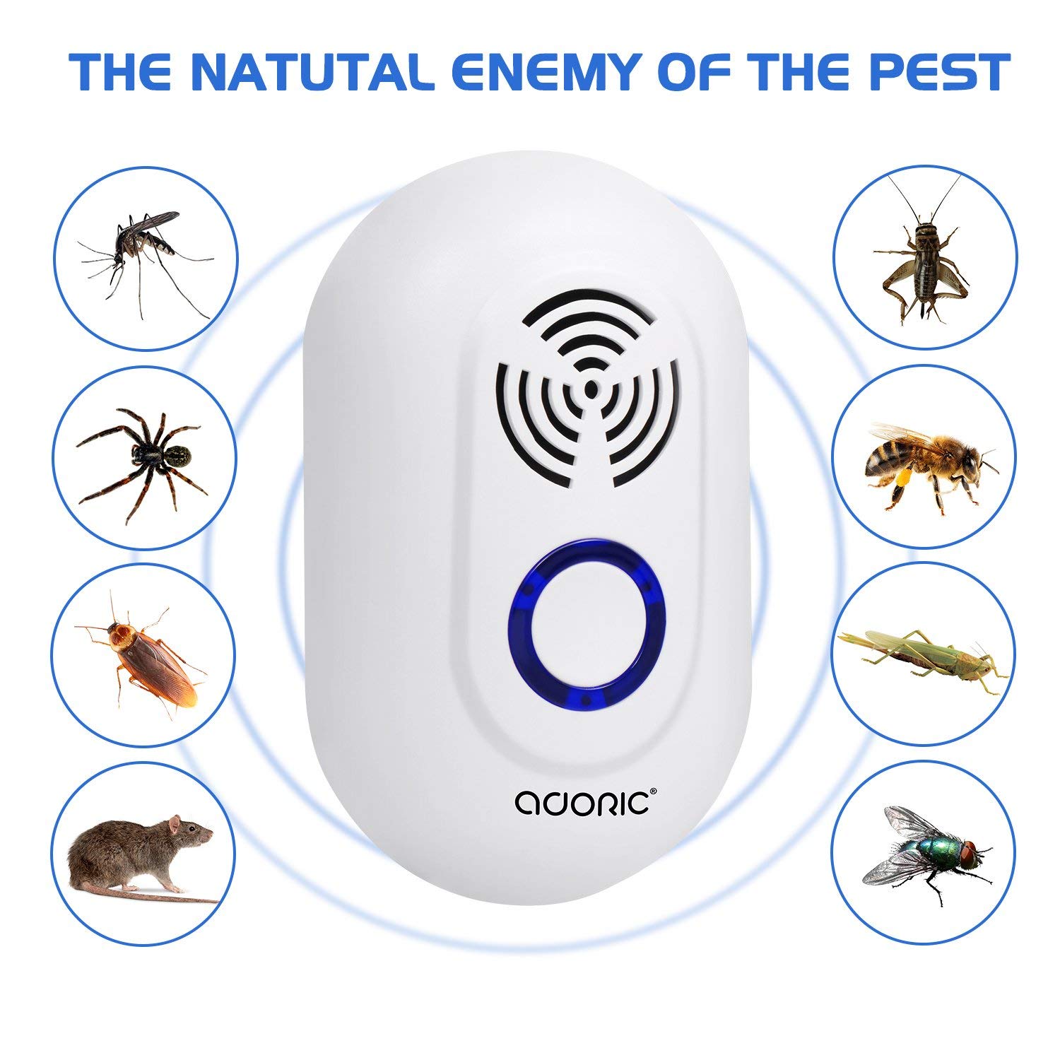 Ultrasonic Pest Repeller Best Pest Control Repellent Set Of 2 | eBay