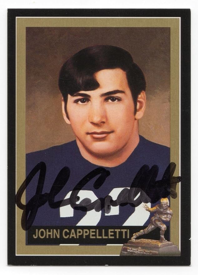 1992 Heisman Collection John Cappelletti Signed Auto Card Penn State ...