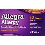 Amazon.com: Allegra Adult Allergy 60 Mg 12 Hour, 24 Count - Buy Packs ...
