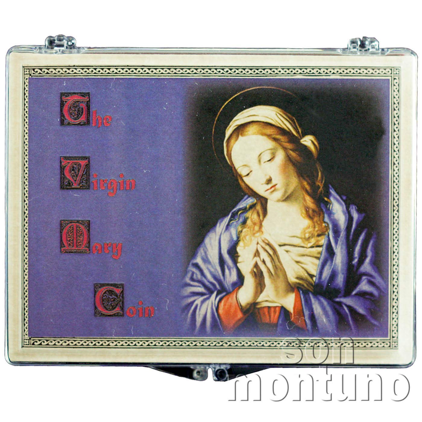 VIRGIN MARY COIN IN CLEAR BOX With Certificate Of Authenticity ...