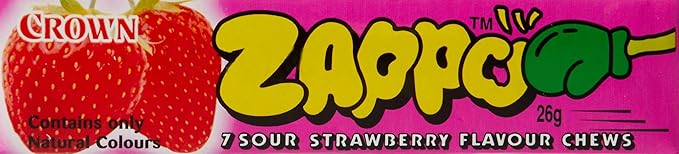 Zappo Strawberry Flavour Chews, 60 x 26 Grams: Amazon.com.au: Grocery ...
