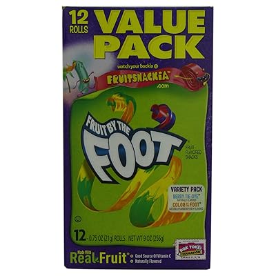 Buy Betty Crocker Fruit Snacks, Fruit by the Foot, Variety Snack Pack ...