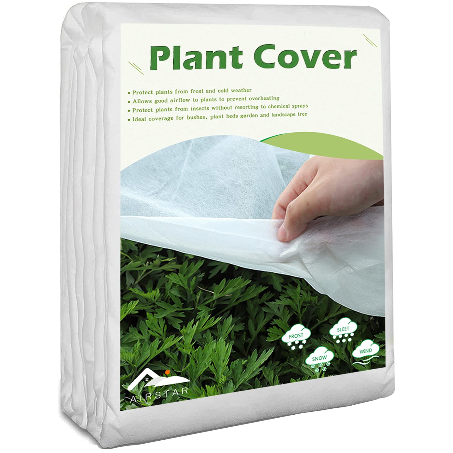Airstar Plant Covers, Garden Floating Row Cover 7’×25’ Fabric Non-Woven ...