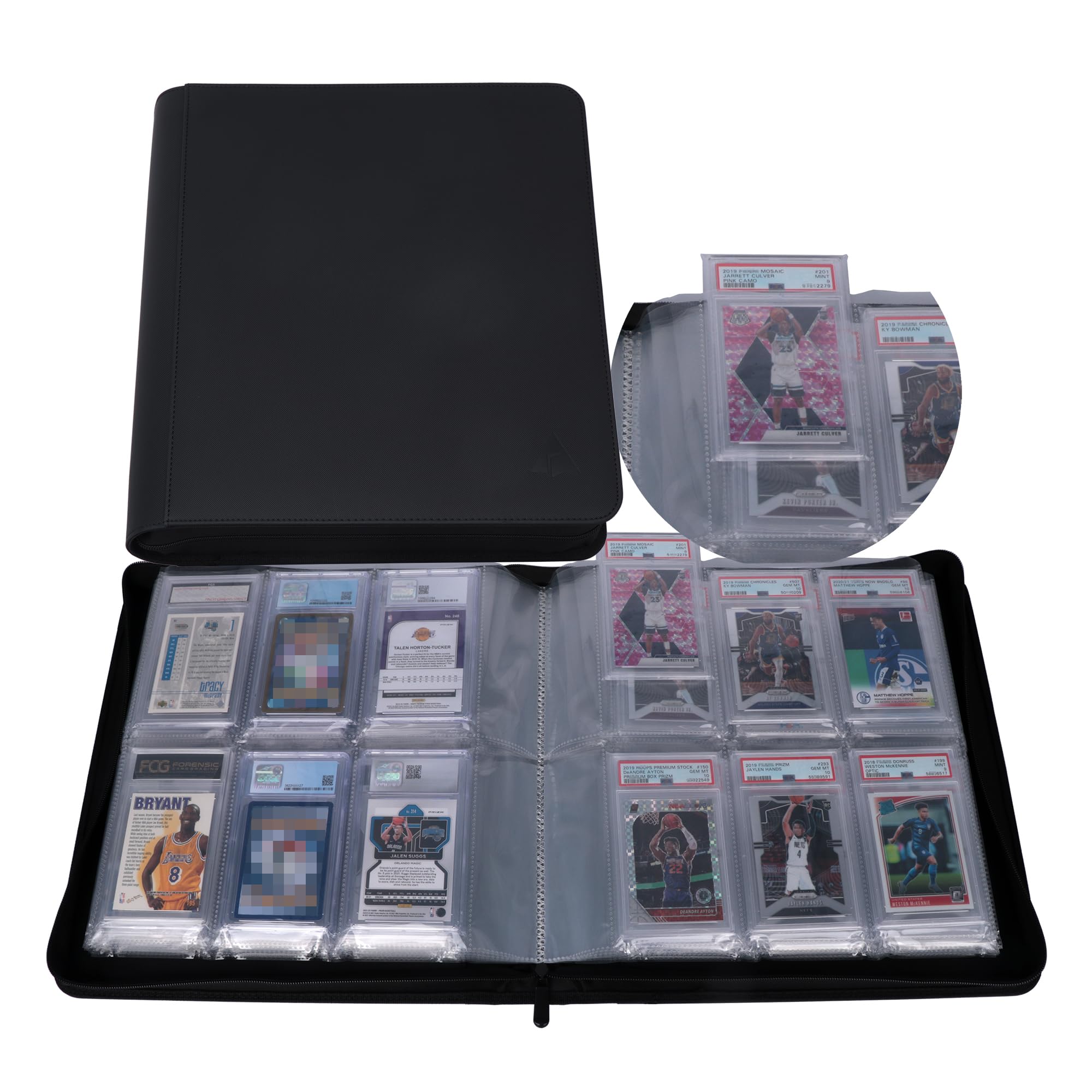 Rayvol PSA Slab Binder, Holds 72 PSA Slabs, 6-Pocket Graded Card Binder ...