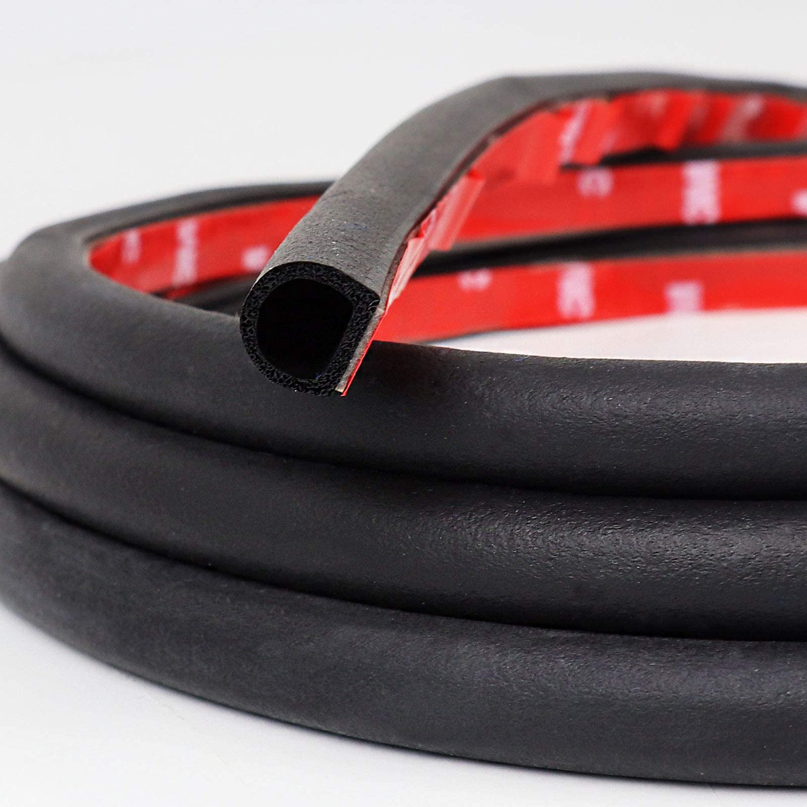 D-Shape Car Door Rubber Seal Strip,Black Automotive Weather Stripping ...