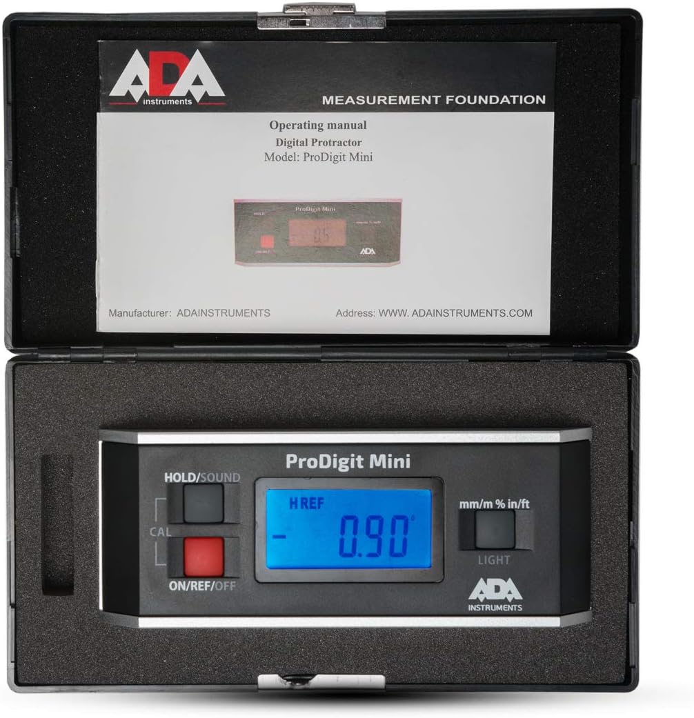 ADA Pro Digit Mini Digital Protractor Electronic Inclinometer ...