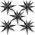 Amazon.com: MCPINKY 96PCS Black Spike Balloons, Black Star Balloons ...
