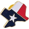 Amazon.com: Texas TX State Lapel Enamel Made of Metal Souvenir Hat Men ...