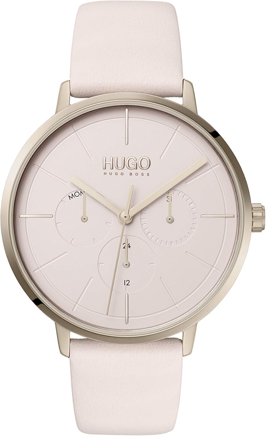 HUGO Women's Analogue Quartz Watch with Leather Strap 1540051: Amazon ...