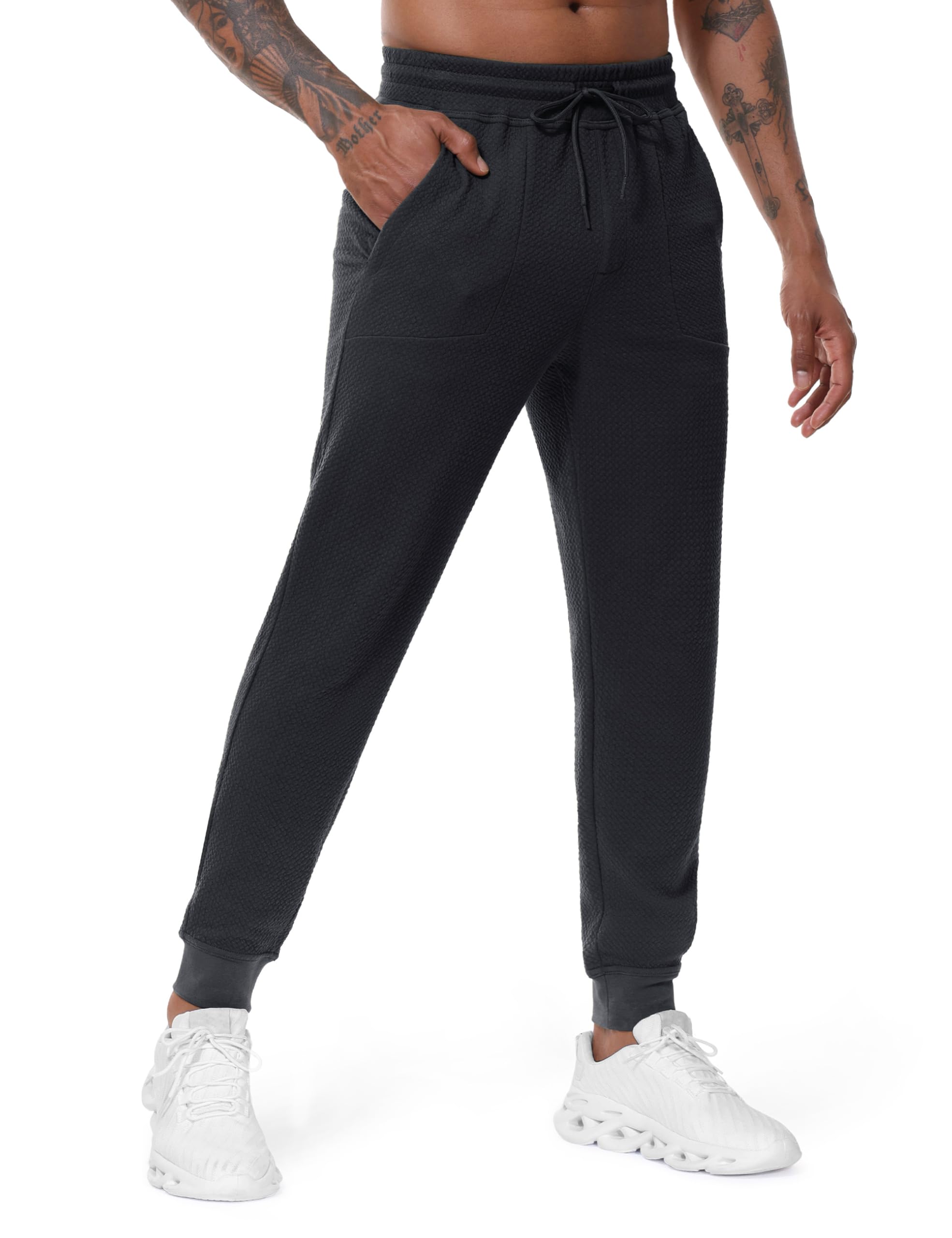 MAGCOMSEN Men's Athletic Pants Running Sweatpants Workout Gym Joggers ...