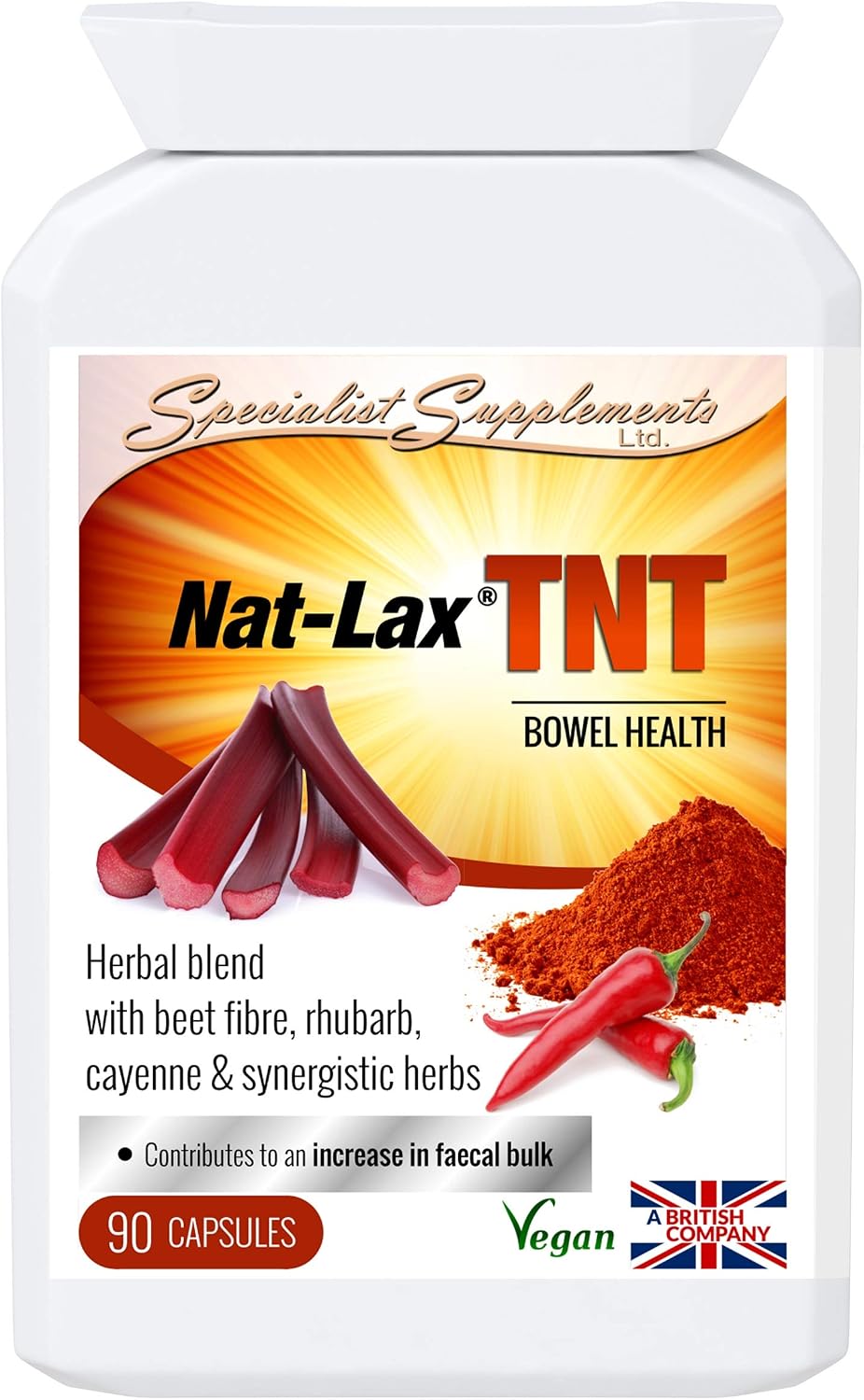 Specialist Supplements NAT-Lax TNT (90 Capsules) (Pack of 4) – BigaMart