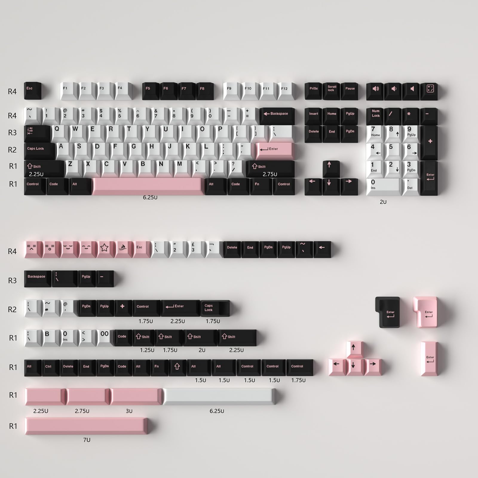 Mua Olivia Keycaps 172 Keys Cherry Profile Doubleshto Keycap Set Fit ...