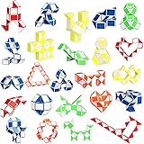 Amazon.com: 24 Pack Fidget Snake Cube Mini Twist Puzzle Bulk Toys for ...
