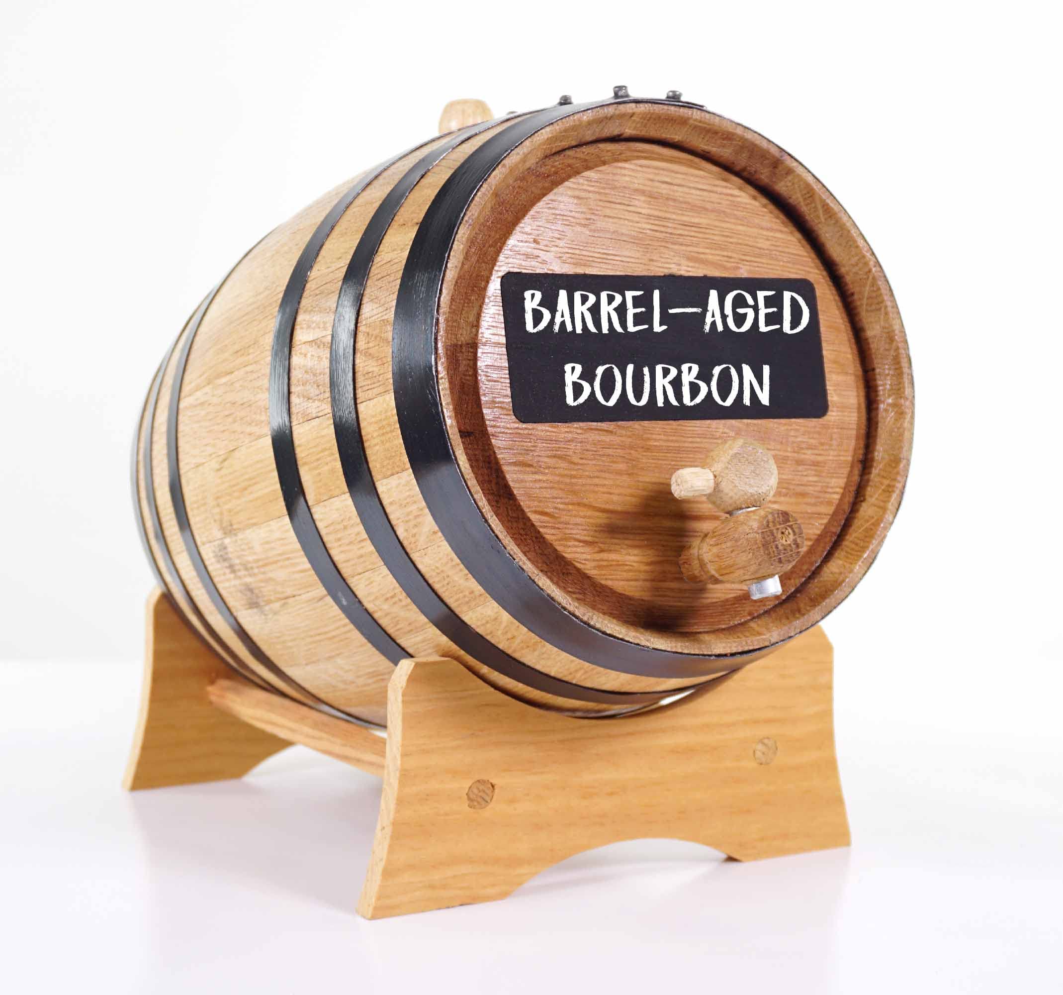 Mua 1 Gallon Whiskey Barrel Dispenser (5 Liter) with Chalkboard Front ...