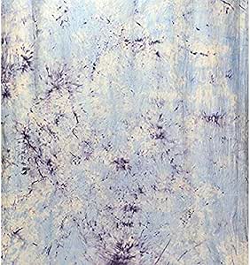 Amazon.com : CowboyStudio Hand Painted 6 X 9ft Blue and Purple Muslin ...