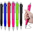Amazon.com: Crtiin 6 Pcs Big Pens Easy Grip Jumbo Pen Bulk with 12 ...