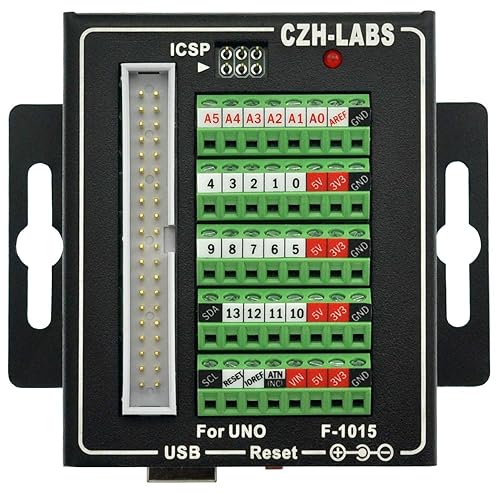 UNO Screw Terminal Block Breakout Module with Aluminum Enclosure, for ...