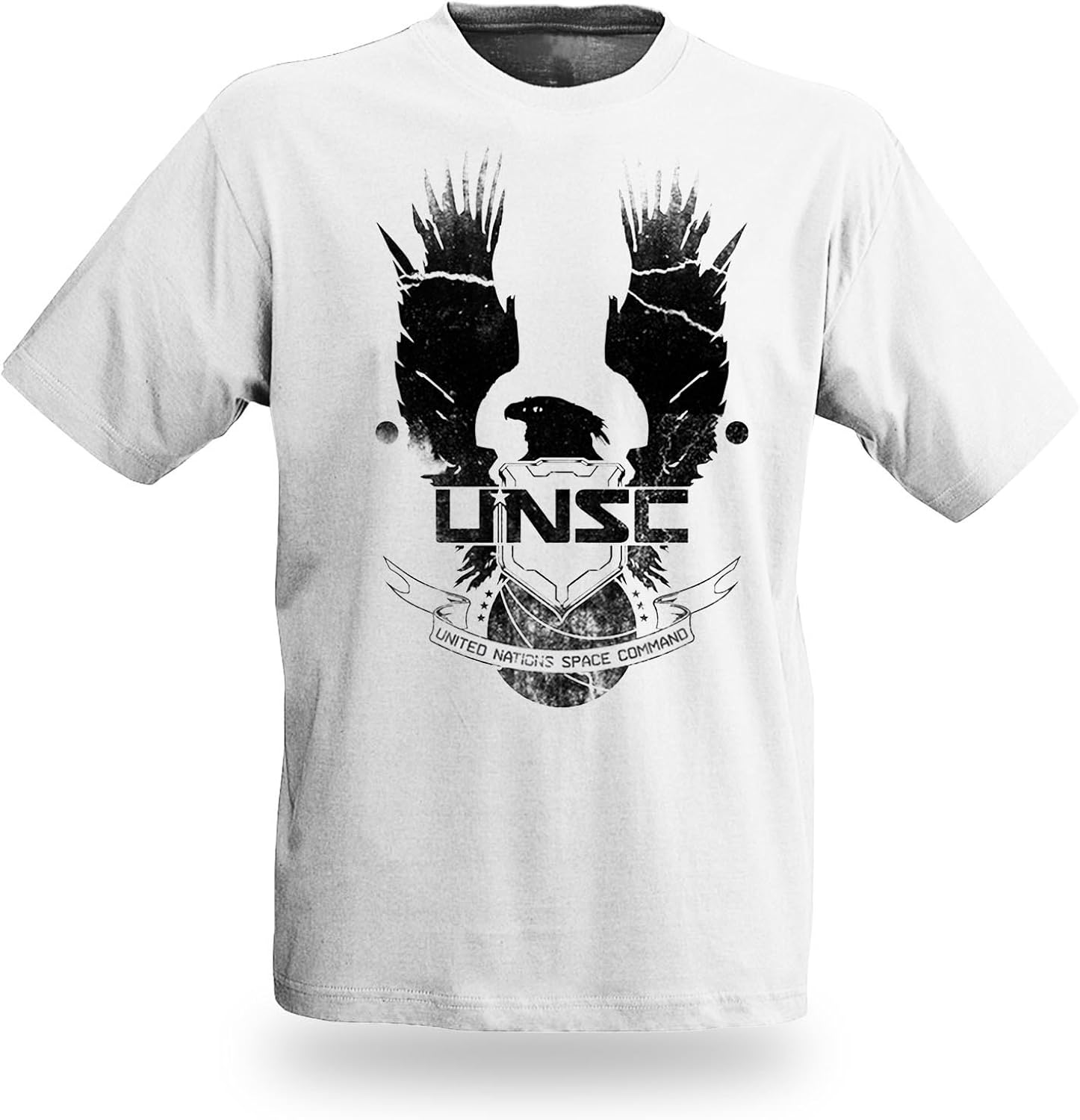 Halo 4 - New UNSC Logo T-Shirt, White, XX-Large: Amazon.co.uk: Clothing