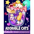 Adorable Cats Coloring Book: Funny Journey Into The Mini World With ...