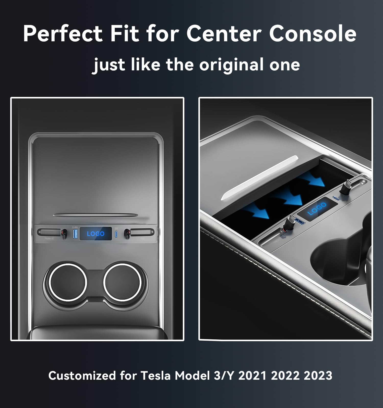 Mua WinDu Car USB Charger for Tesla Model 3/Y 2021-2023, Center Console ...