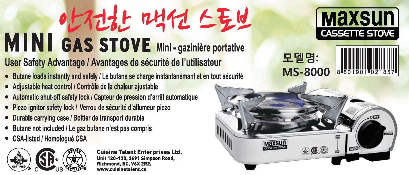 Mua Maxsun Portable Mini Gas Stove MS8000, 7,172 BTU, Camp Stove ...