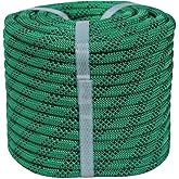 YUZENET Braided Polyester Arborist Rigging Rope (3/8 inch X 100 feet ...