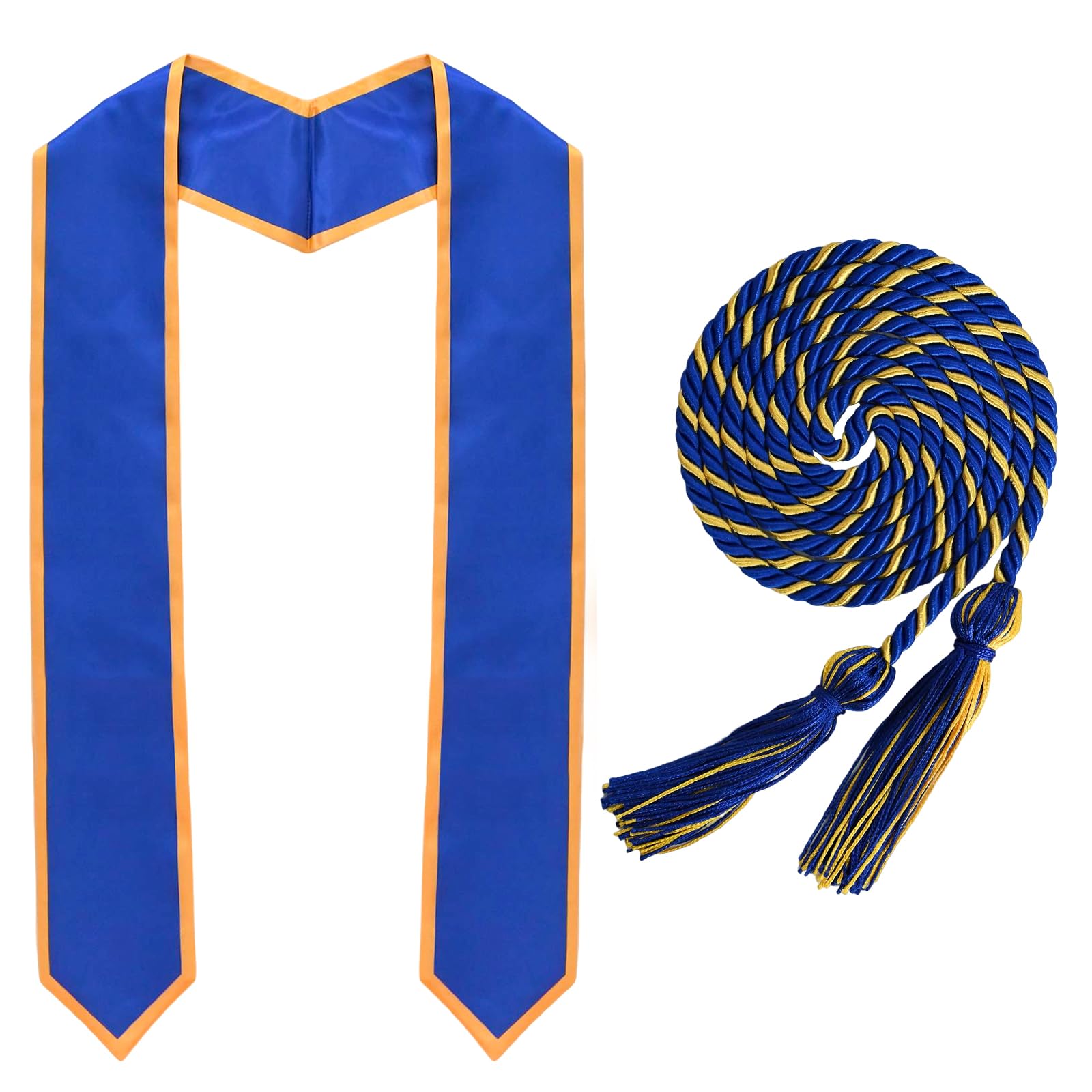 Plain Graduation Honor Stole Class of 2025 with Graduation Cords (68 ...
