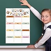 Amazon.com: FYSUIMU Classroom Birthdays Calendar Poster Bulletin Board ...