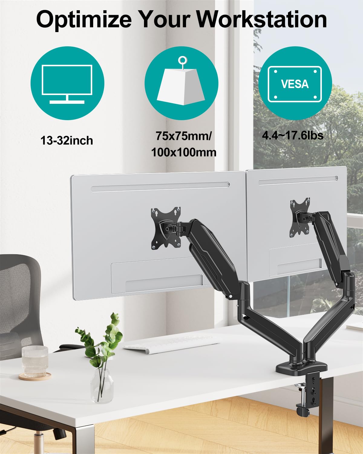 Mua MOUNT PRO Dual Monitor Mount Fits 13 to 32 Inch Computer Screen ...