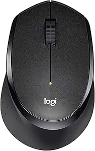 Logitech 910-004905 M330 Silent Plus Wireless Large Mouse (Black ...