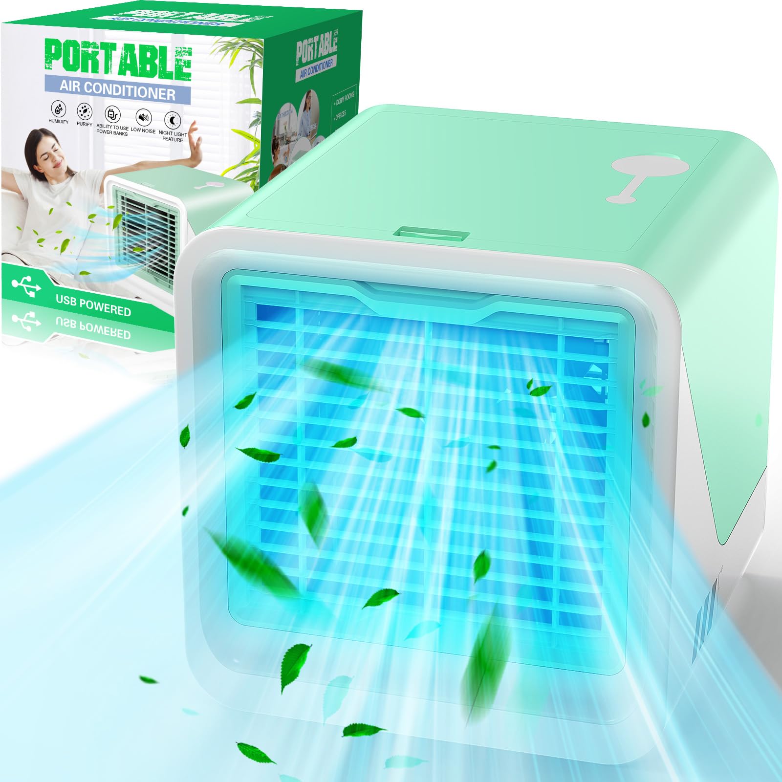 Mua Portable Air Conditioners, 3-Speed Personal Mini Air Conditioner ...