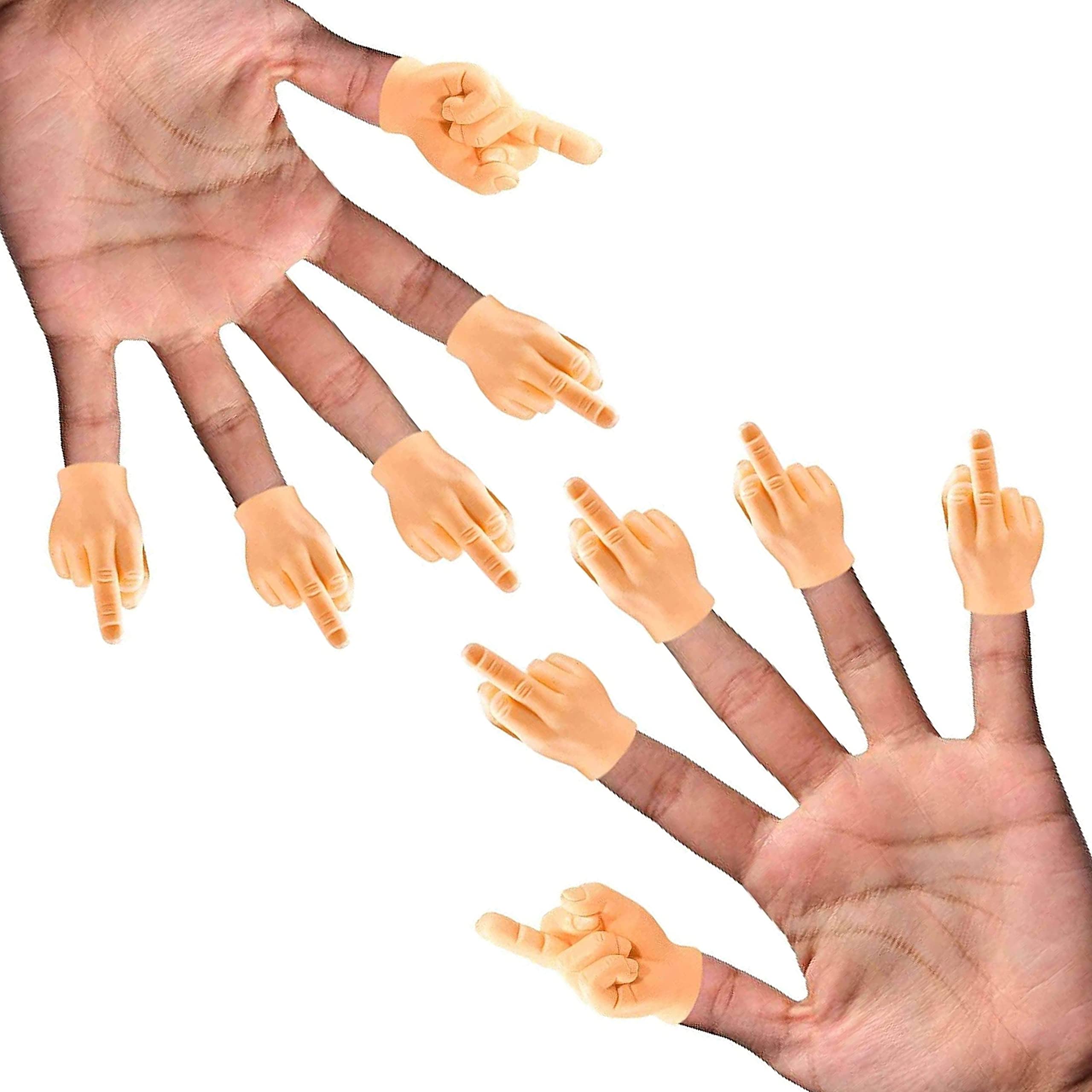 Mua Middle Finger Hands (10 Pack) – The Original Premium Rubber Little ...