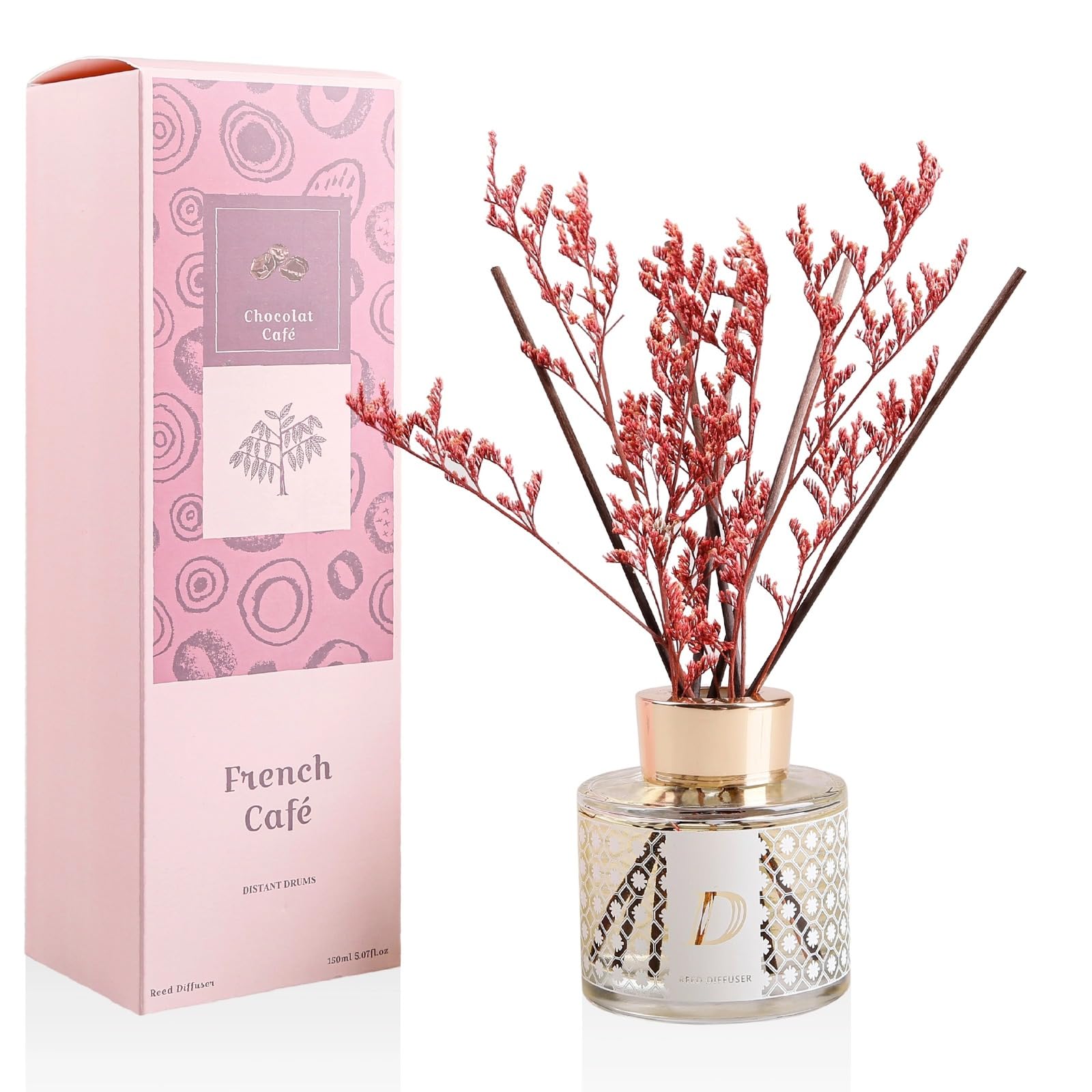 Warm Coffee Scented Reed Diffusers for Home,Woody Scented Diffusers for ...