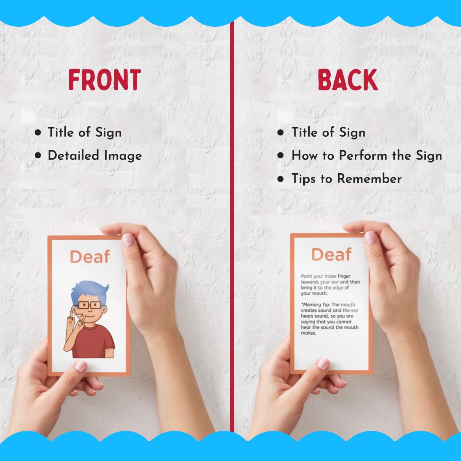 Mua American Sign Language Cards for Toddlers and Beginners - 180 ASL ...