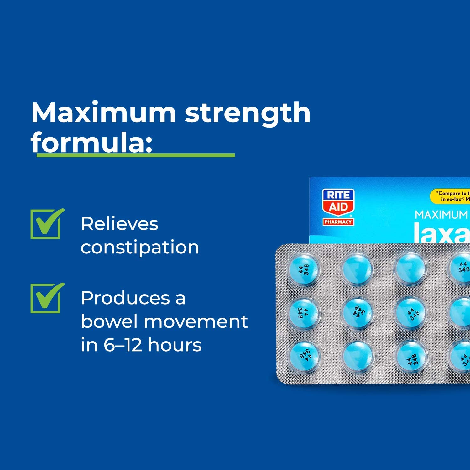 Mua Rite Aid Maximum Strength Laxative, Sennosides USP Tablets, 25 mg ...