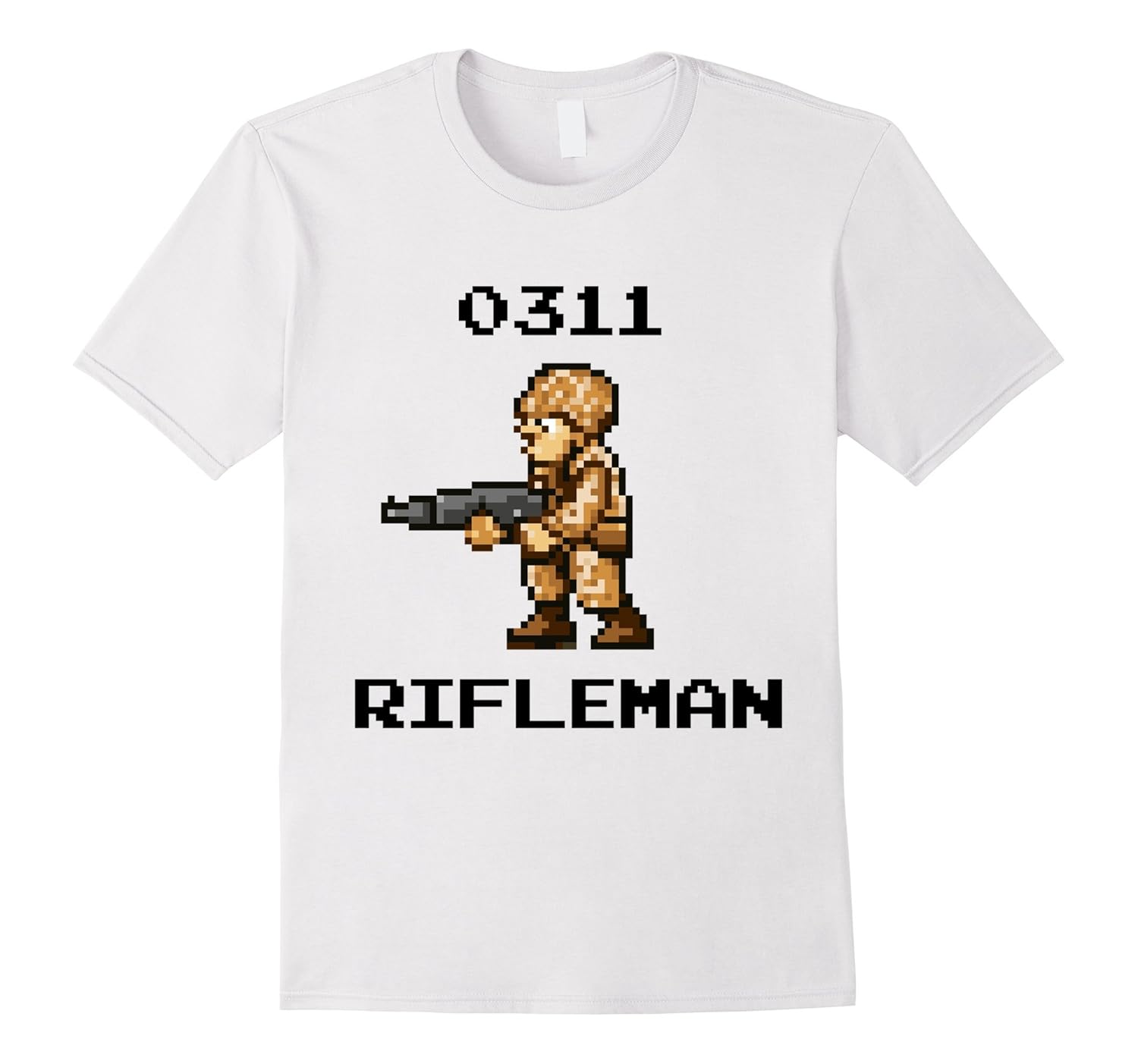 Men’s USMC 0311 Rifleman – Infantry MOS T-Shirt-BN – Banazatee