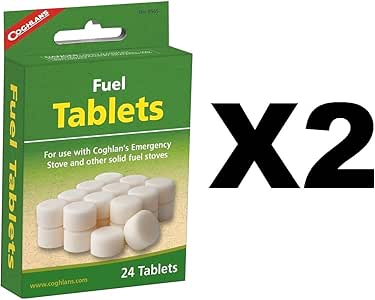 Amazon.com : Coghlan's Solid Fuel Tablets 48 Pack : Sports & Outdoors