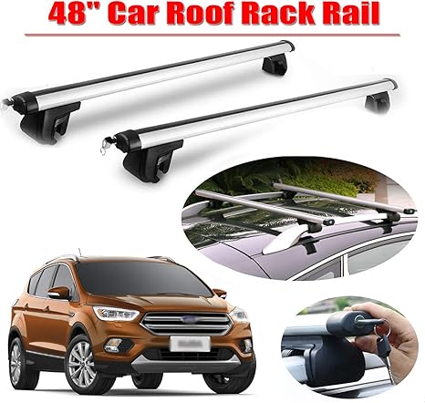 SiKy 48'' Aluminium Car Roof Rack Bars for Ford KUGA 2013-2018 With ...